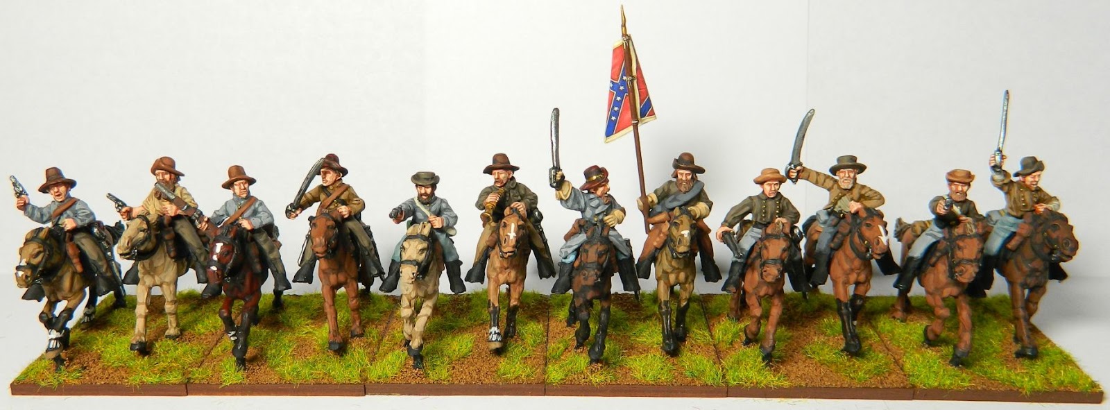 MacPhee's Miniature Men: 28mm Confederate Cavalry