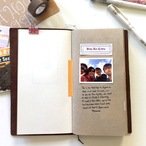 simply yin: My Midori Travelers' Notebook - Japan Travel Journal