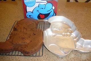 Rise and Bake!: Smurf cake