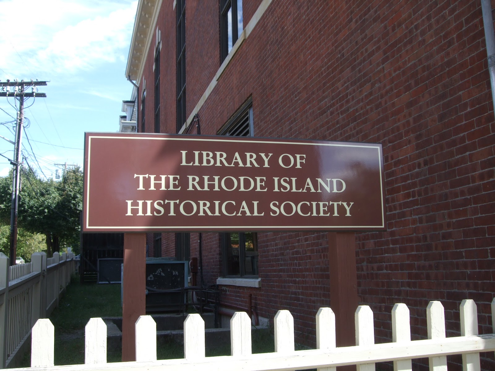 Life From The Roots: Historical Society Library -- Providence, Rhode Island