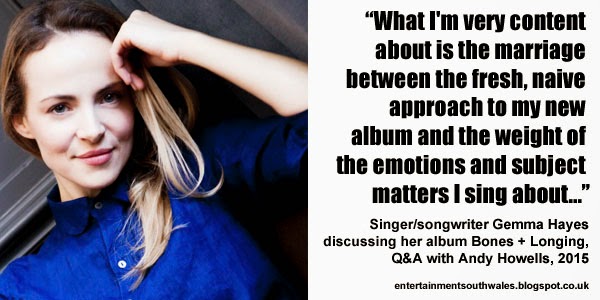 Entertainment South Wales: Gemma Hayes Discusses Her New Album and Touring