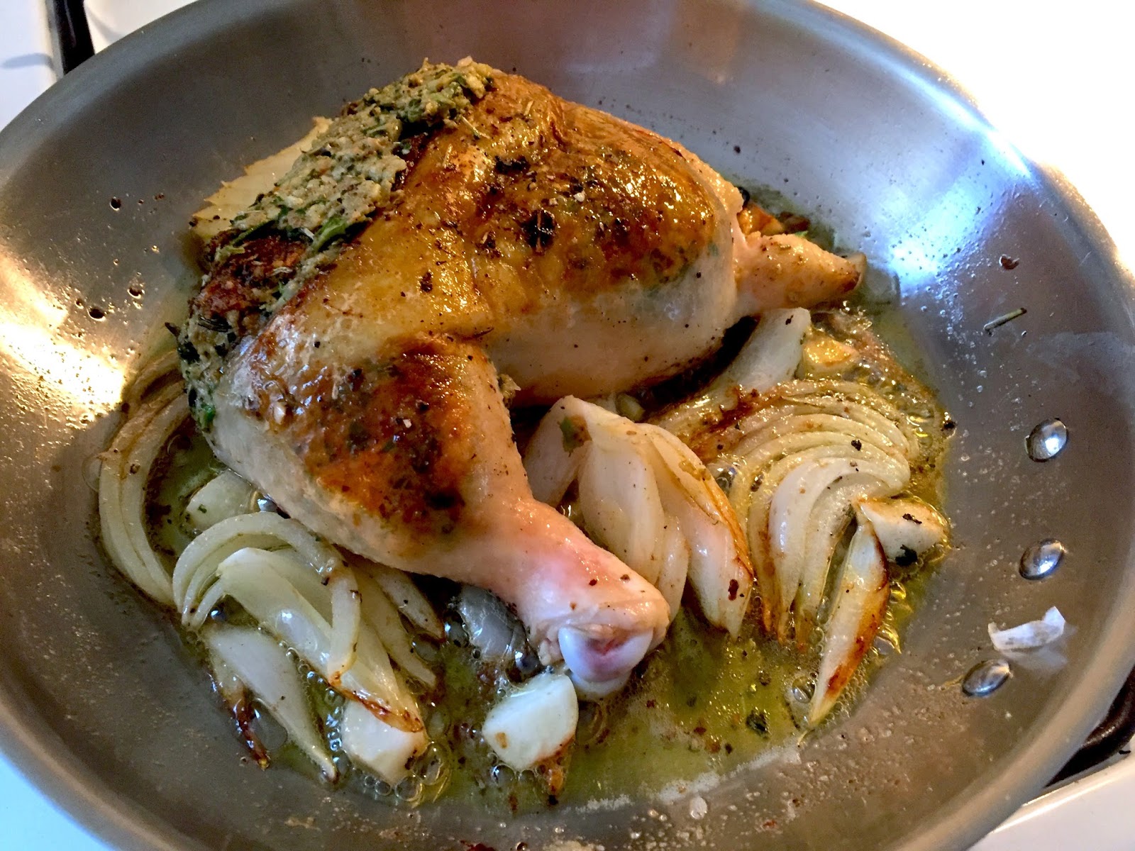 Food Court Summons: CHICKEN LEG STUFFED WITH HERBS