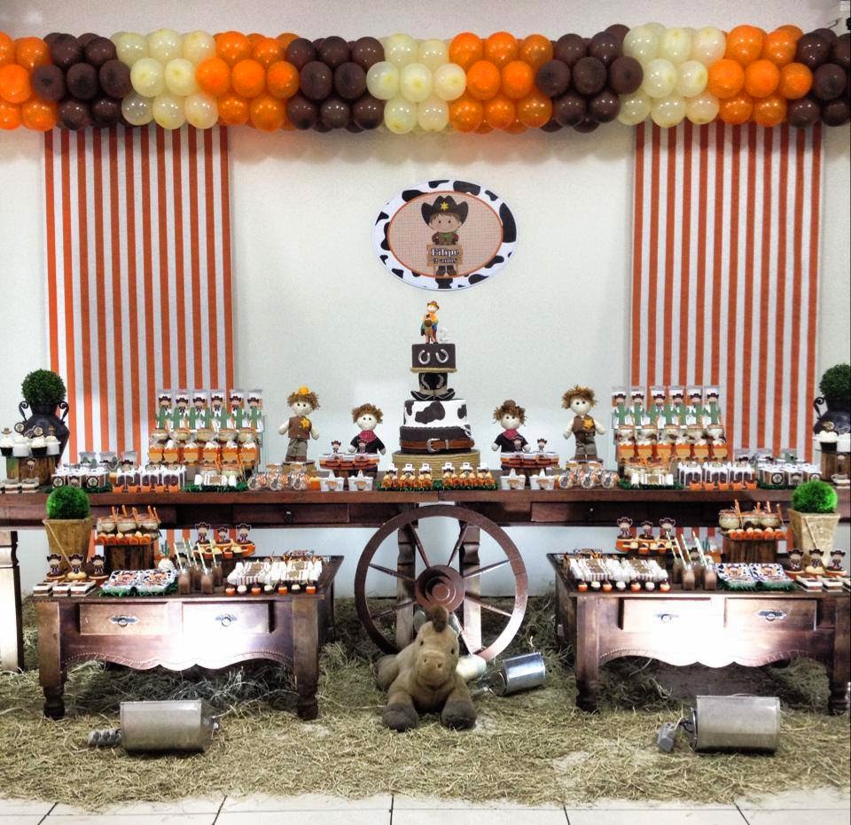 Meninas do Papel: Aniversário do Felipe - Tema: Cowboy