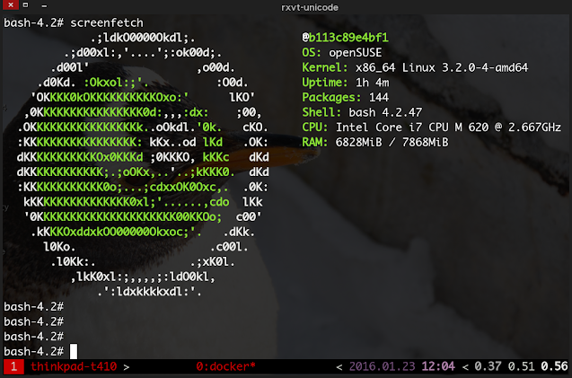 screenfetch - 命令列 (cli) 裡的檢視系統工具