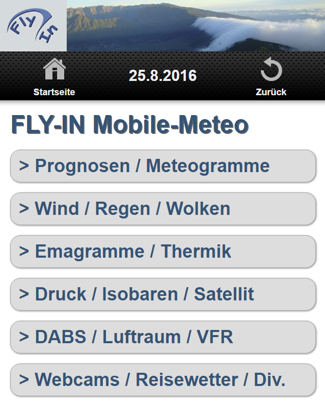 Smartphone-Meteo für die Schweiz