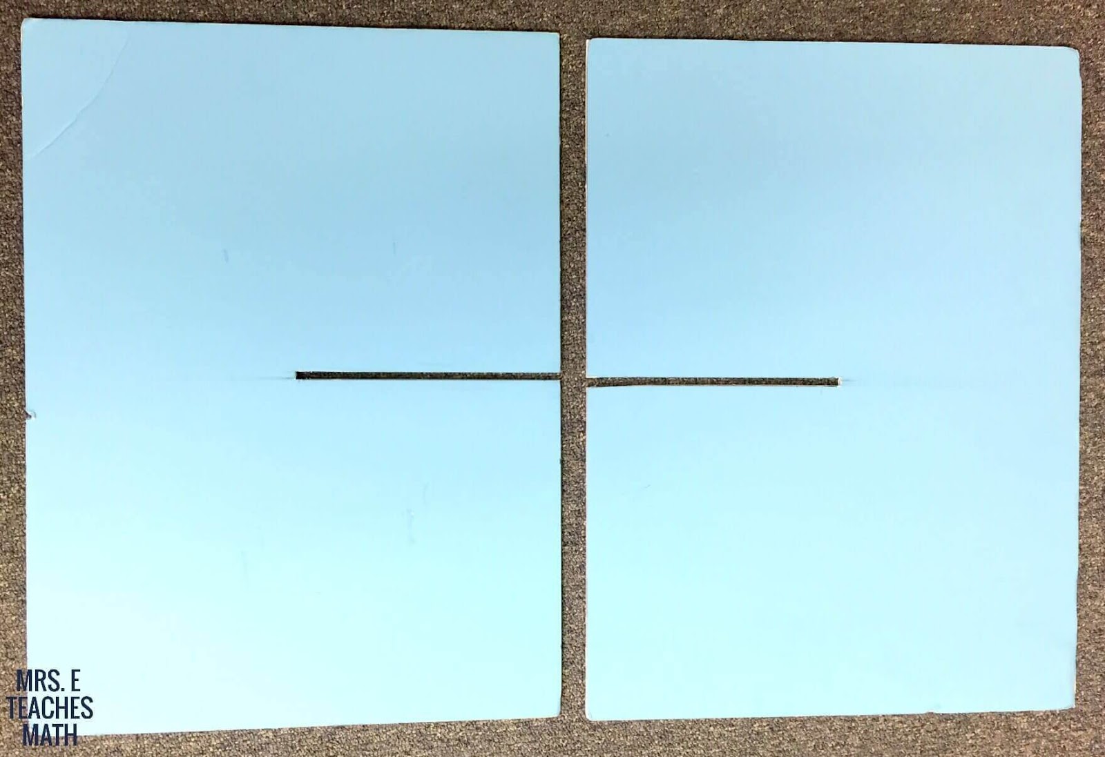 Visualizing Intersecting Planes Mrs E Teaches Math