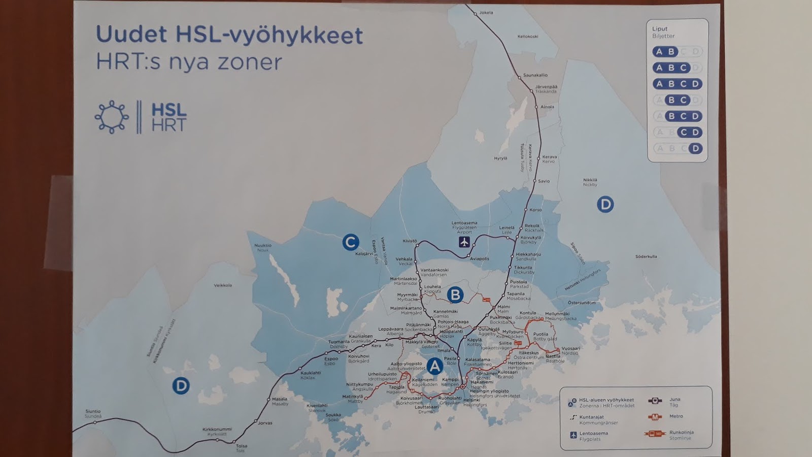 Our Finnish Adventure: Public transport in Helsinki - New Zones