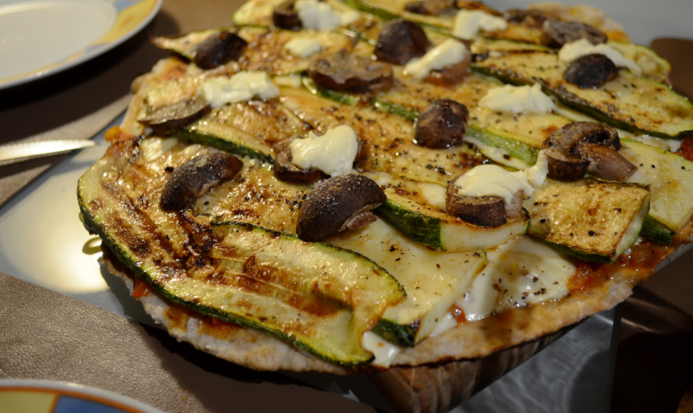 Miércoles de pizzas integrales gourmet