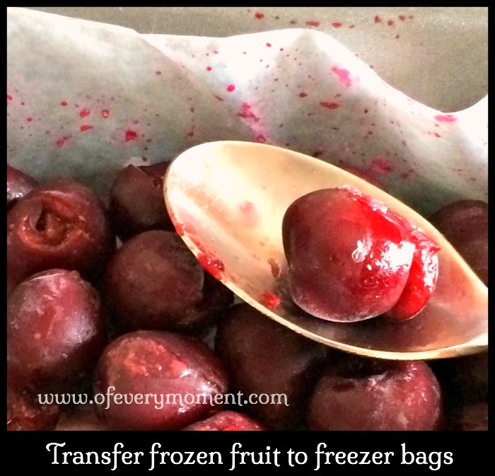 How to Pit and Freeze Cherries - a Picture Tutorial. | the most - - of ...