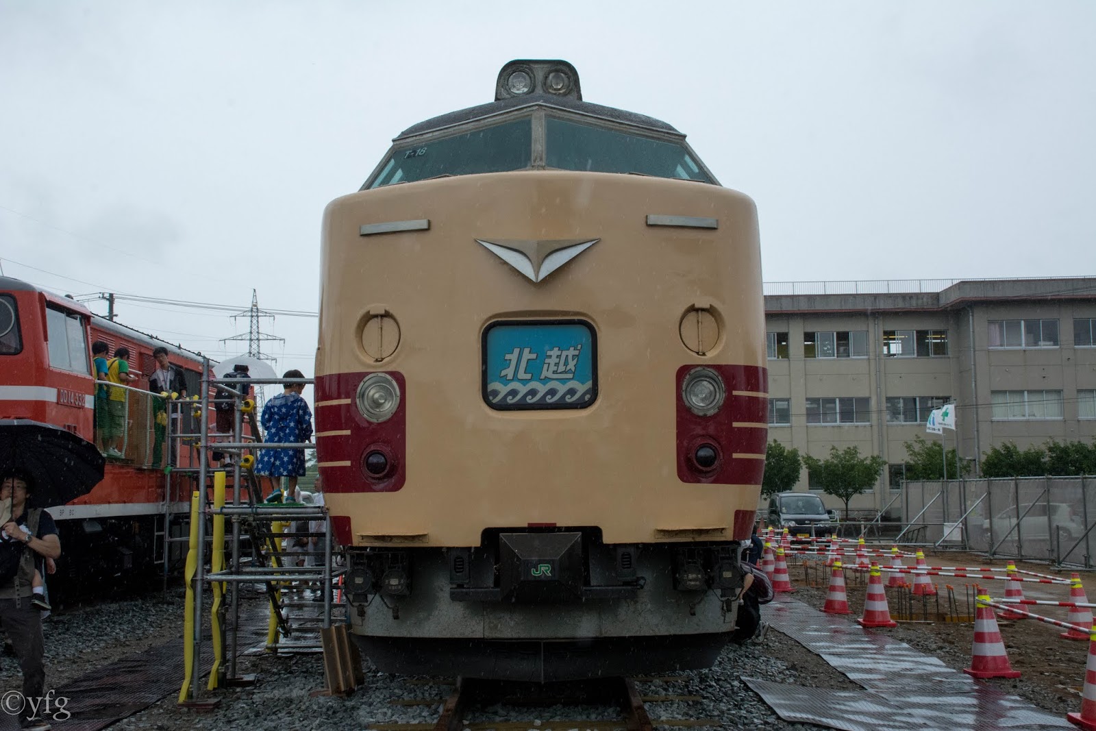 鐵道単見: 新津鉄道資料館 485系DD14形特別公開