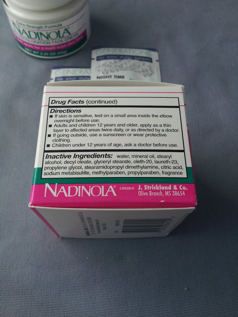 The Derma Drivel: The Best Skin Discoloration Fade Cream: Nadinola ...