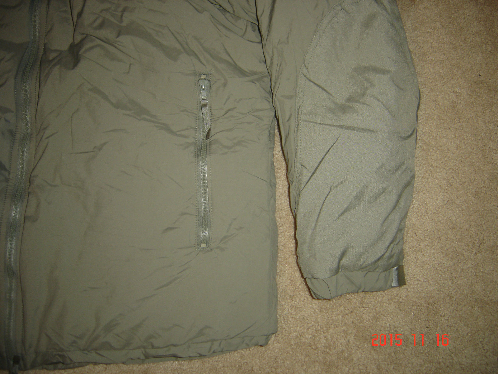 Webbingbabel: Primaloft ECWCS Gen III Level 7 Parka