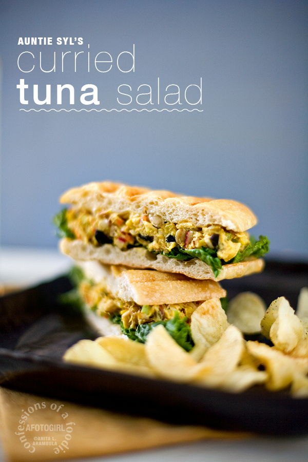 meatless mondays (sorta): curried tuna salad ( a bite)