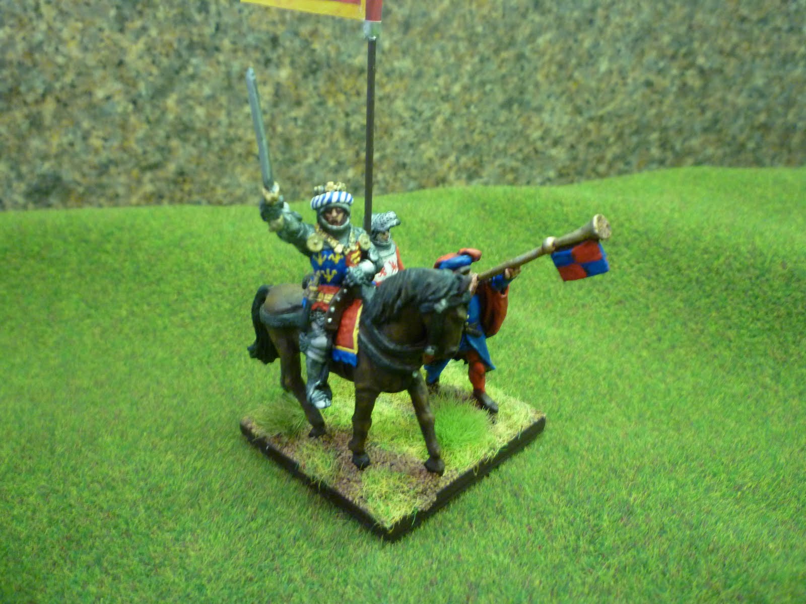 Santa Clarita Wargamer: Painted 28mm Perry Henry V Command Stand
