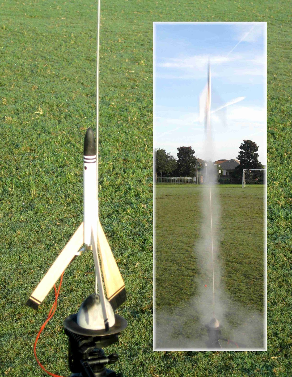 Model Rocket Building: Launch! Schoolyard, September 16, 2012
