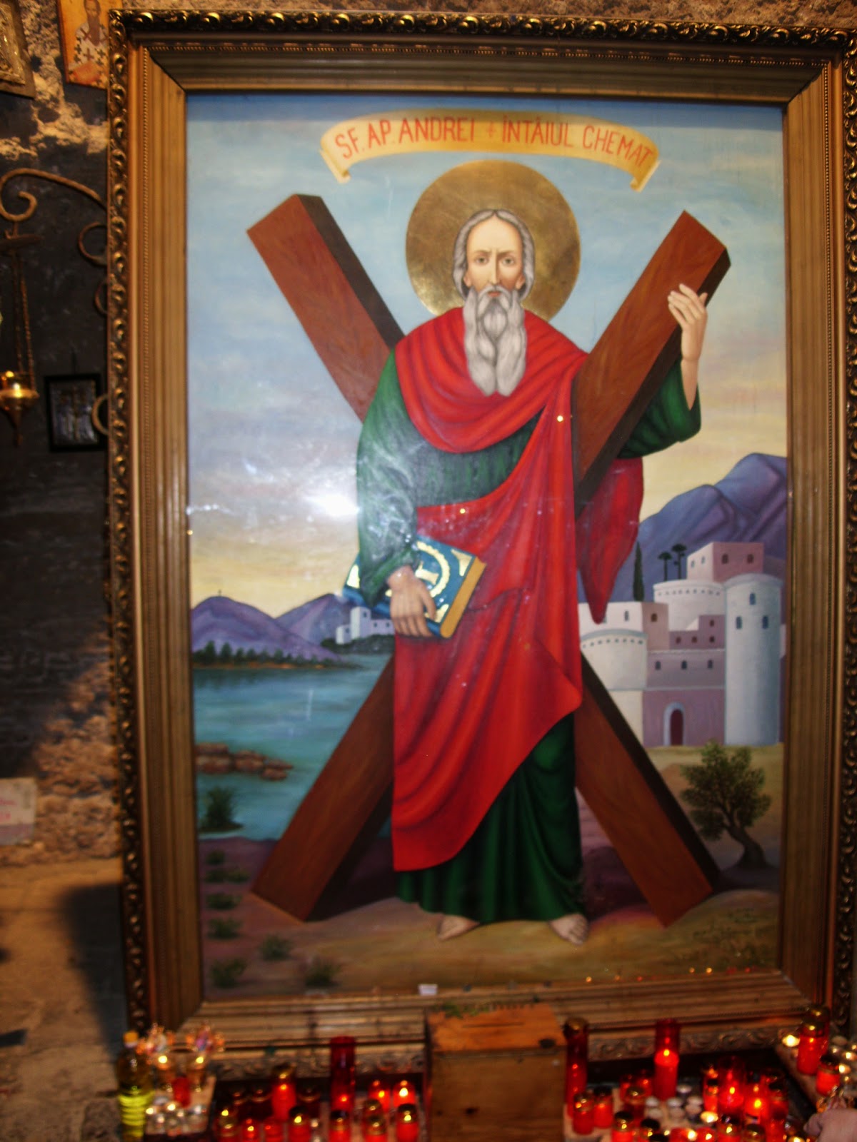 Manastiri din Romania: Man. Sf.Ap. Andrei, jud, Ct, si pestera Sfantului