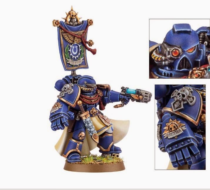 2nd Webstore Exclusive Space Marine Captain : GRIM DARK REALMS