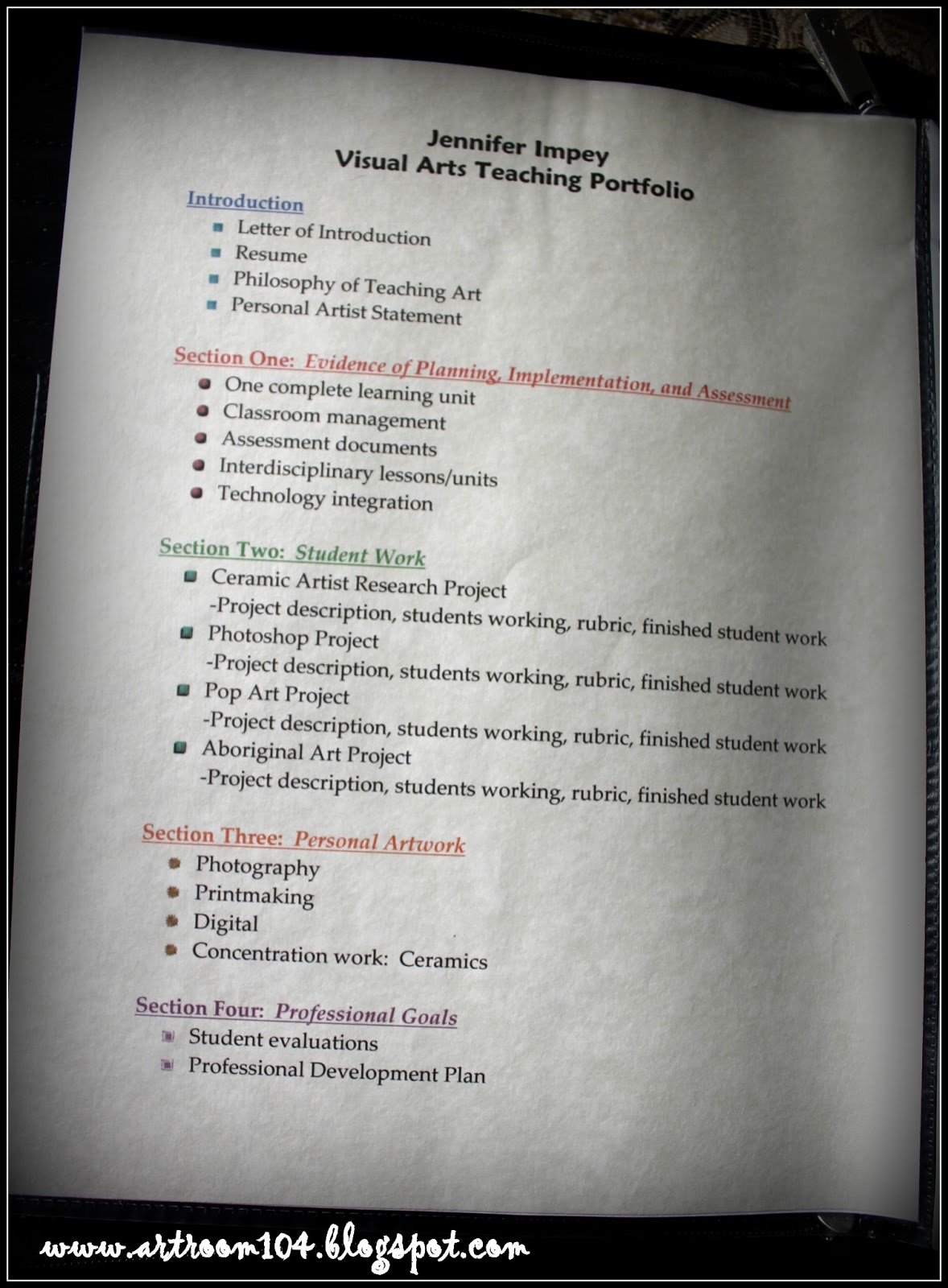 Art Room 104: Interviewing for an Art Position: Part 1