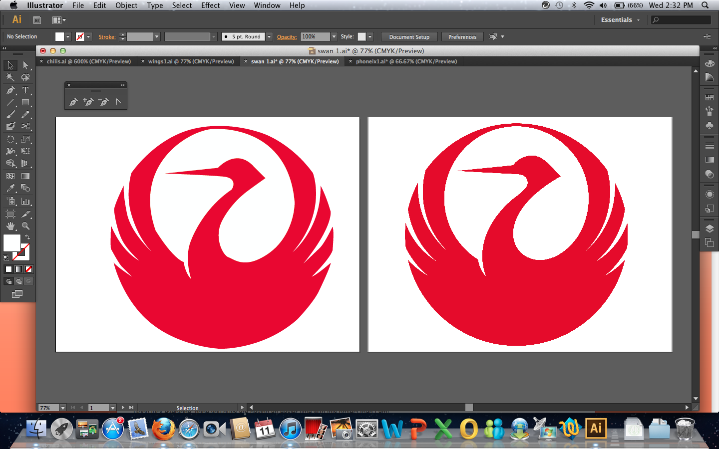 Digital Arts: Symbols & Logos using Pen tool