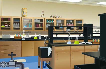 Escape from Chemistry Lab - 1001 JUEGOS