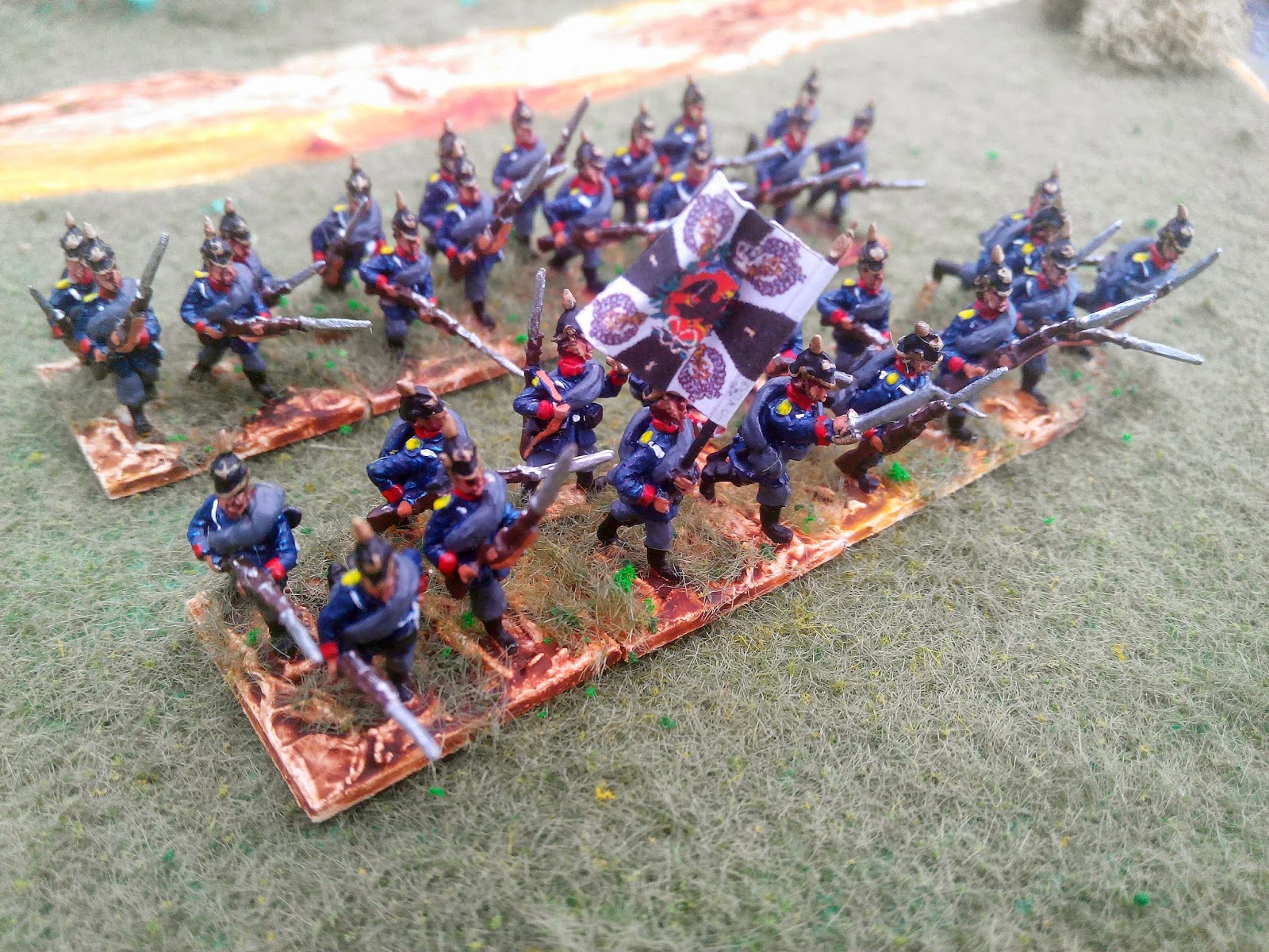 Painting Wargames Figures: 15mm Old Glory Prussian Infantry of the ...
