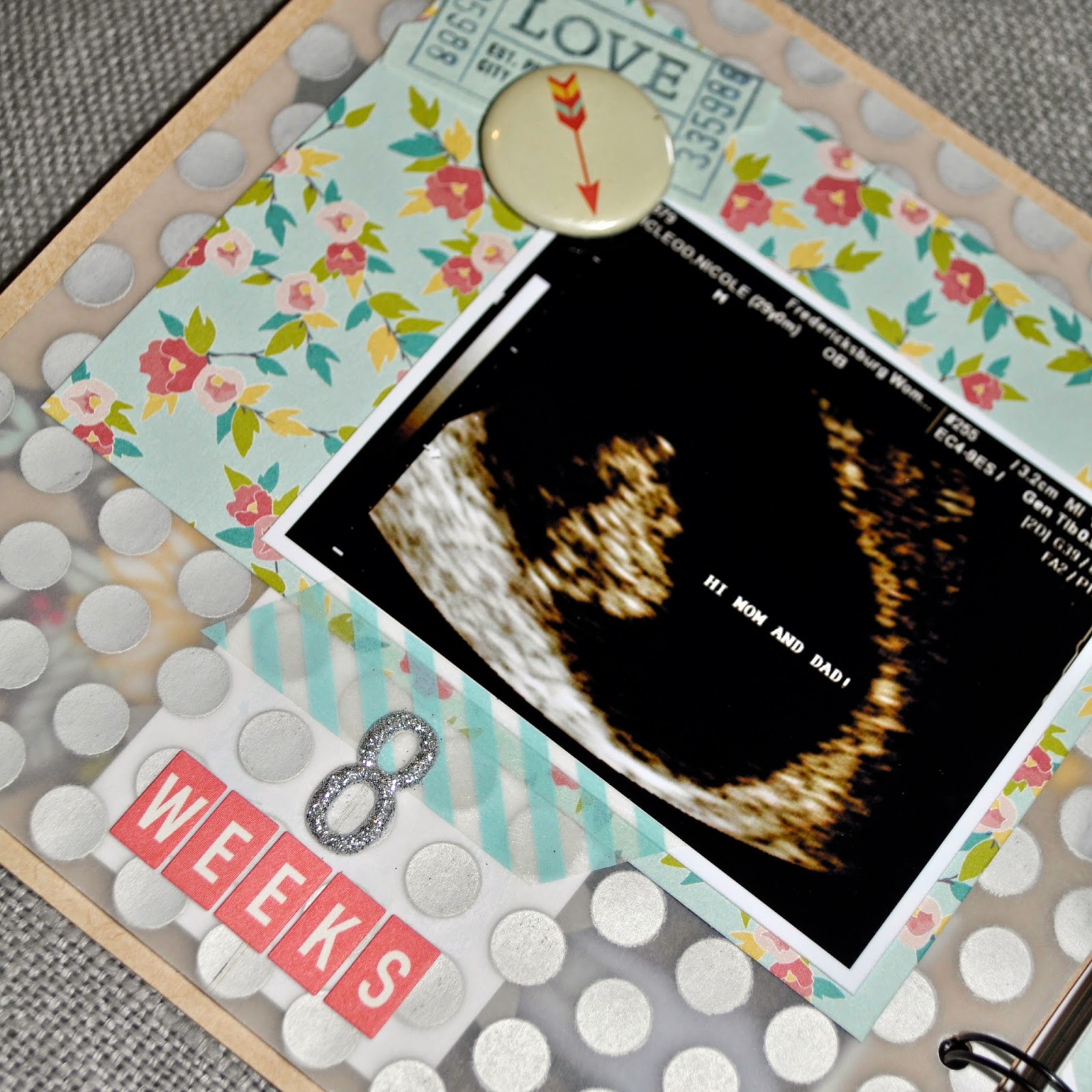 Finding Beauty in Life: Scrapbook Monday: Pregnancy Mini Album - Gift ...