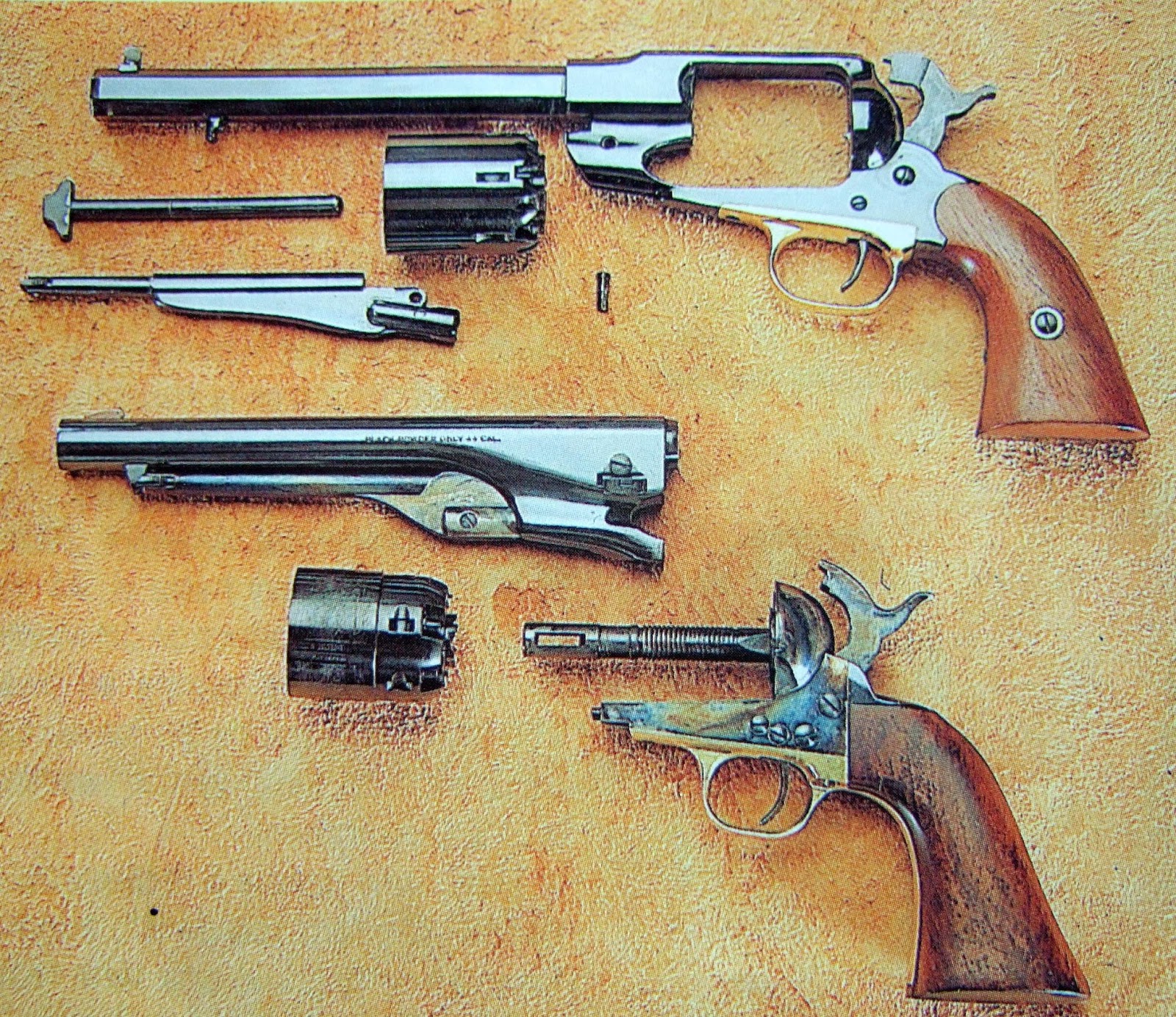 Revólver Remington 1858 New Army y Colt Army 1860 ,estudio comparativo ...