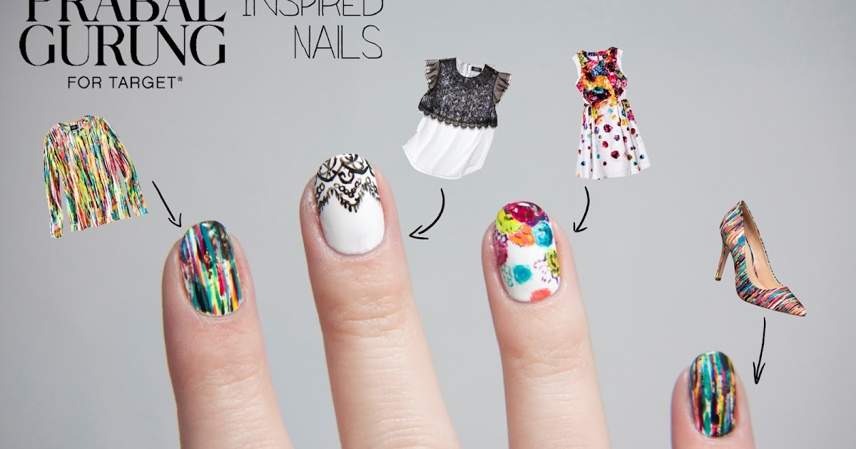 Bedazzles After Dark: Prabal Gurung x Target - Nail Inspiration