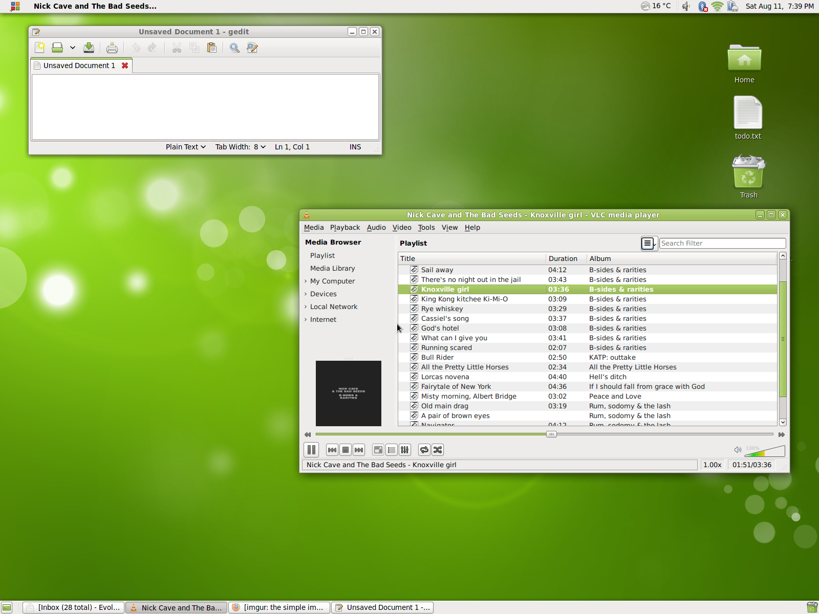 oesediez: The current Scientific Linux desktop