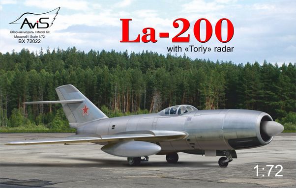 Airplanes in the skies + FAF history: Lavochkin La-200