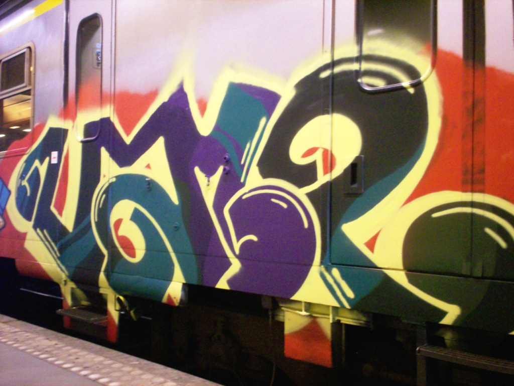 Beauty is in the eye of the beholder Art on Train