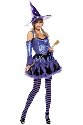 Women's Fashion Branded styles: Be Wicked: PURPLE GYPSY WITCH COSTUME