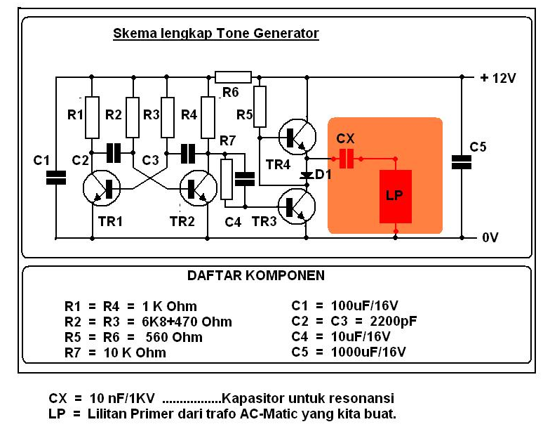 Ide Skema Rangkaian Generator Dc, Skema Rangkaian