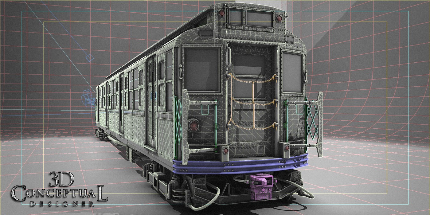 3DconceptualdesignerBlog: 3D Stock Model Build Review: Vintage Subway ...