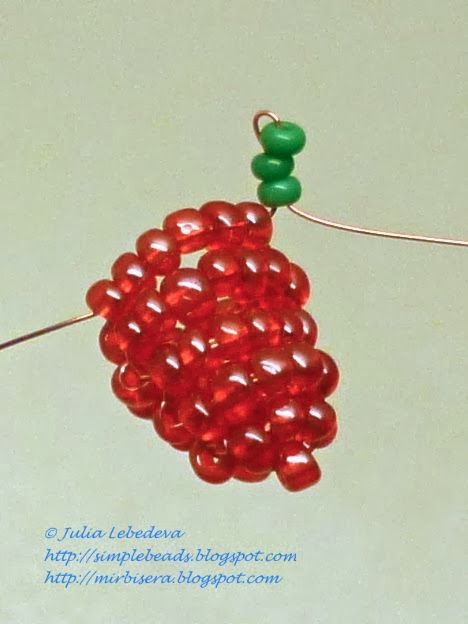 Beading for the very beginners: Raspberry
