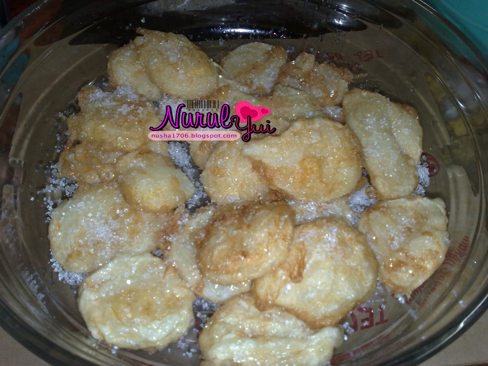 ♥Corat Coret Nusha ♥: RESEPI : Kuih Tepung Bunga