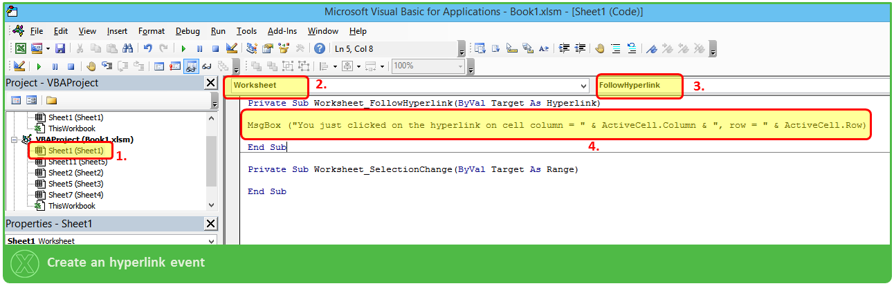 Do My Excel Blog: How to run a macro from an hyperlink event EXCEL VBA