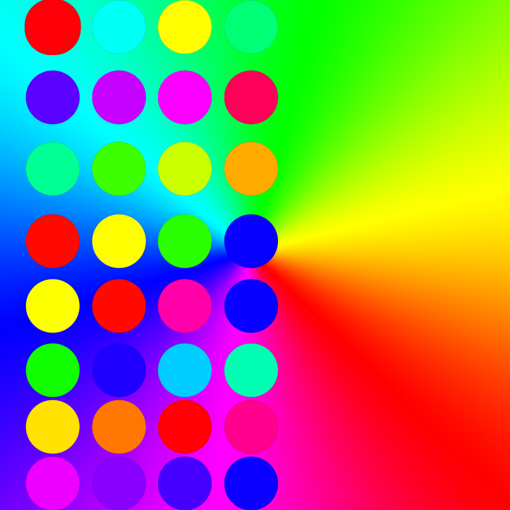 Ben Douglas: Color Wheel and Magazine Color Wheel