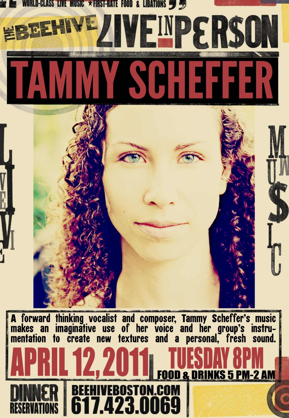 MassJazz: Tammy Scheffer Sextet Performing at Beehive in Boston on ...