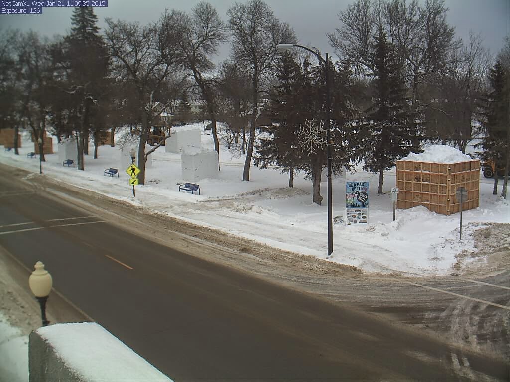 UP NORTH, OUR CABIN ON BEAR ISLAND LAKE: Snow Blocks Whiteside Park Ely ...