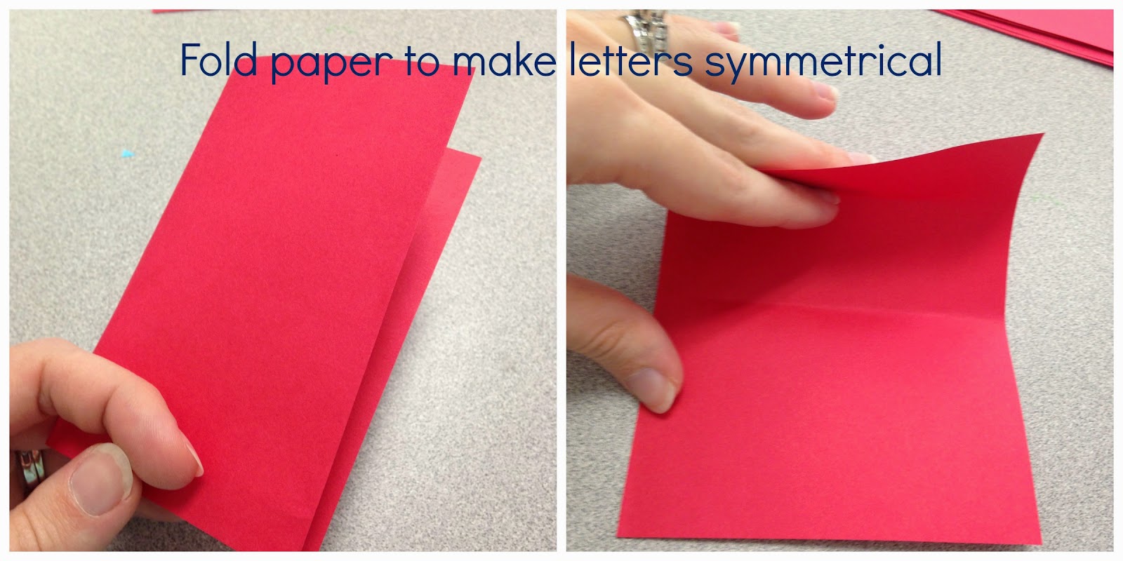 the Morgan's: How to Cut Out Perfect Letters