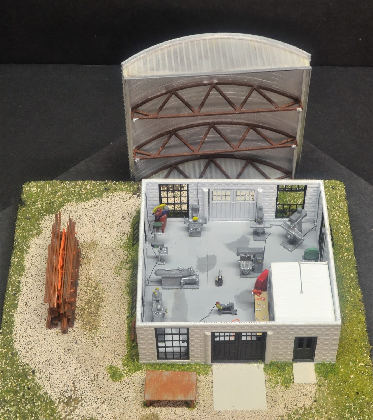 Nirvana Valley Model Railroad: 3d Printed, Arch Roof, Clear side walls ...