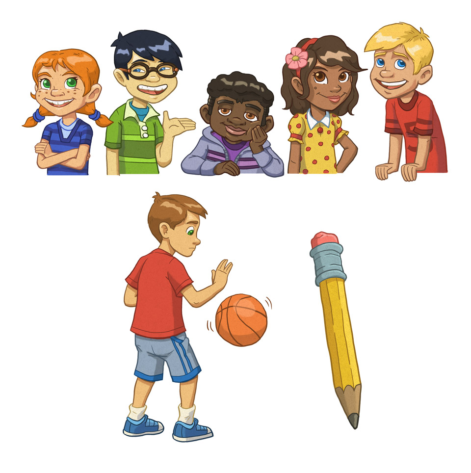 LANCE FRY'S ART BLOG: Kids in a Row