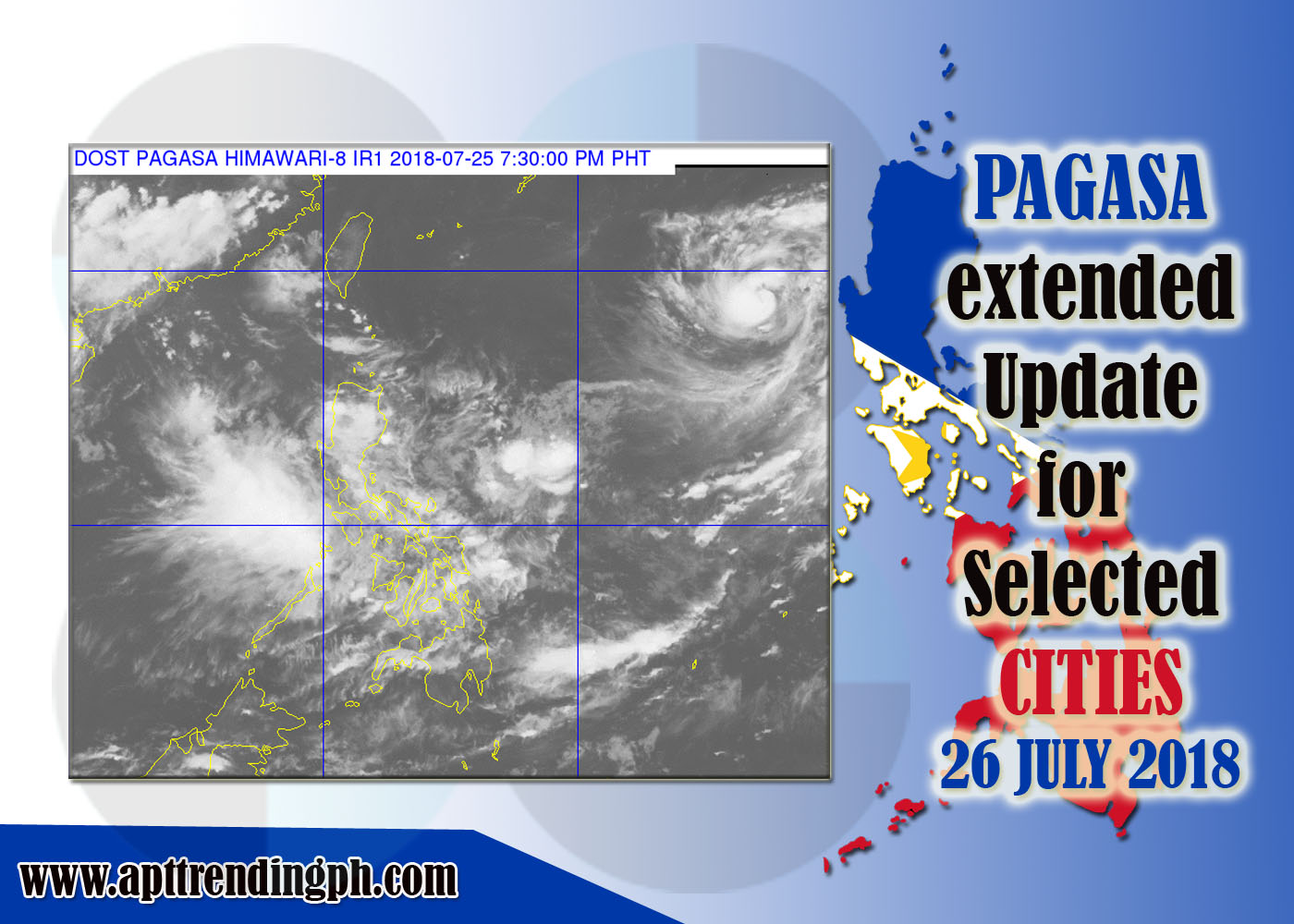 PAGASA Extended Weather Outlook for Selected Cities for 26 July 2018 ...