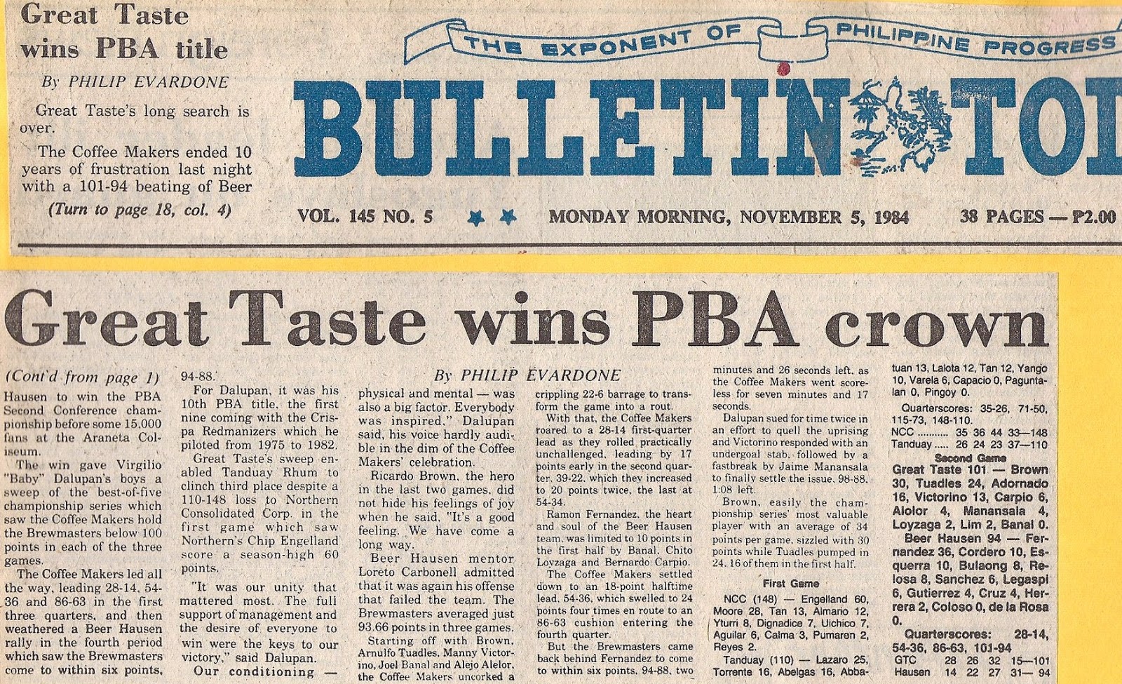 RP Basketball Photos & Articles: Great Taste' four straight ...