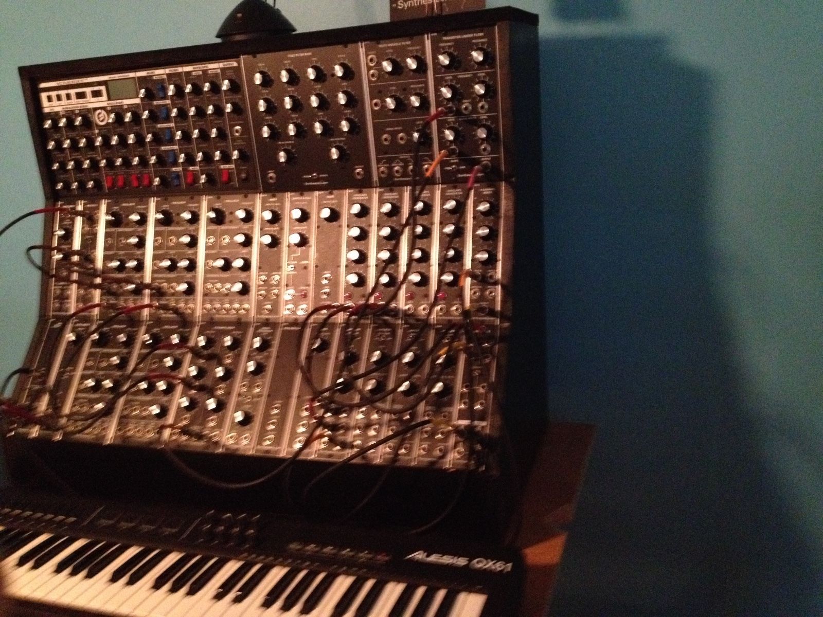 MATRIXSYNTH: Synthesizers.com System with Racked Moog Voyager RME