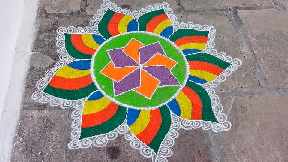 Easy Rangoli Designs