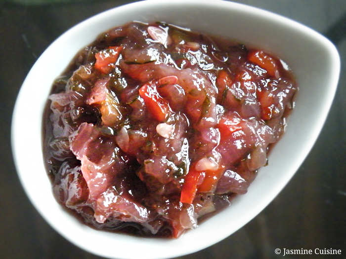 Relish de concombres - Jasmine Cuisine