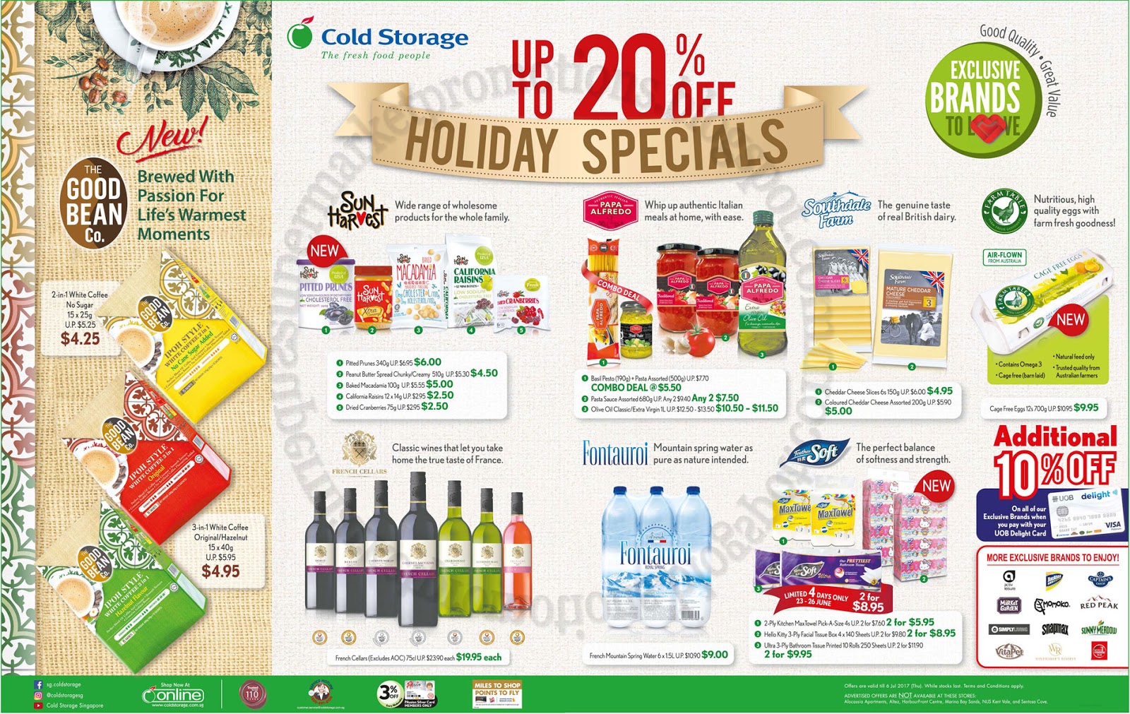 Cold Storage Holiday Special Promotions 30 June - 06 July 2017 ...