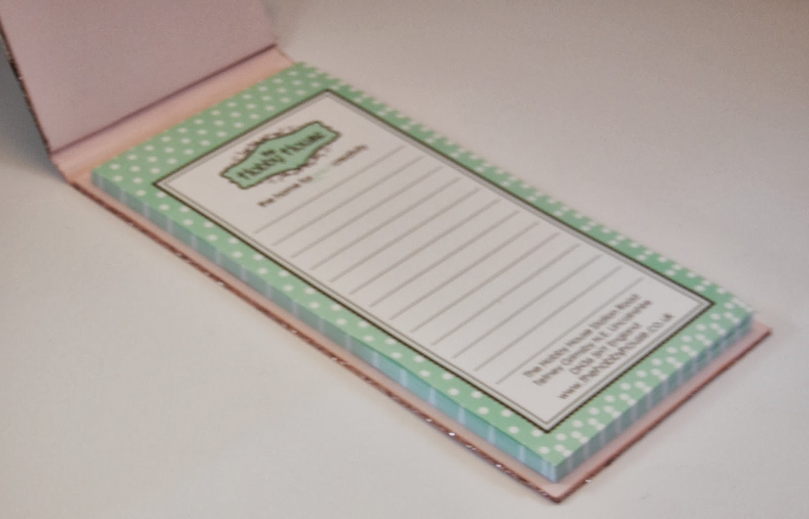 Nikki's Crafting Creations: Decorated notepad